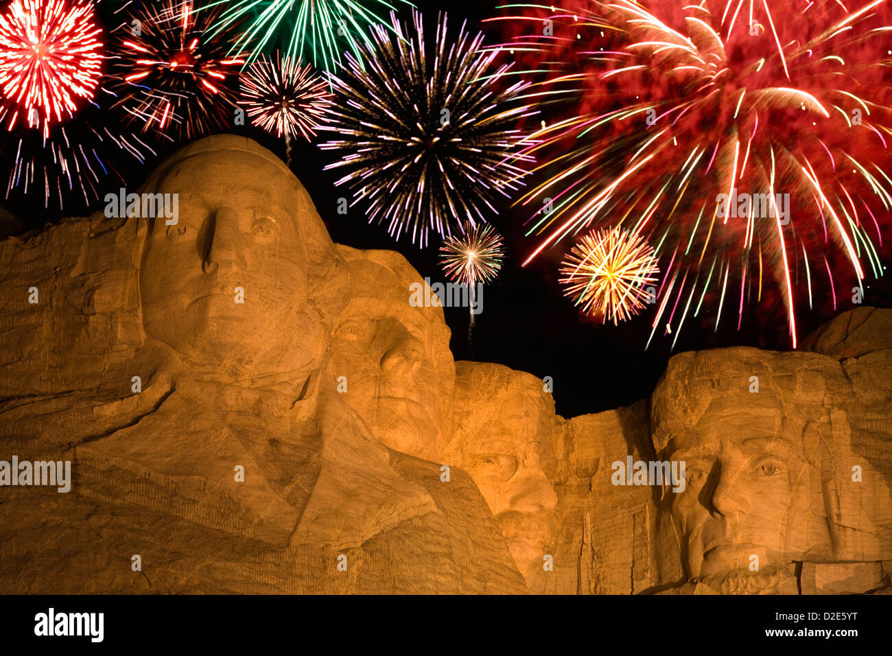 MOUNT RUSHMORE NATIONAL MONUMENT (©GUTZON & LINCOLN BORGLUM 1941) BLACK ...