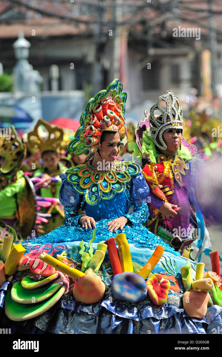 Sinulog Queen Cebu City Philippines Stock Photo - Alamy