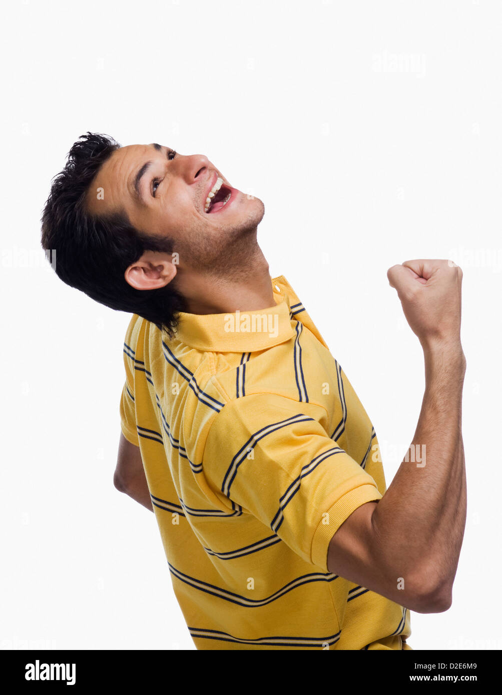 Black background studio clenching fist hi-res stock photography and ...