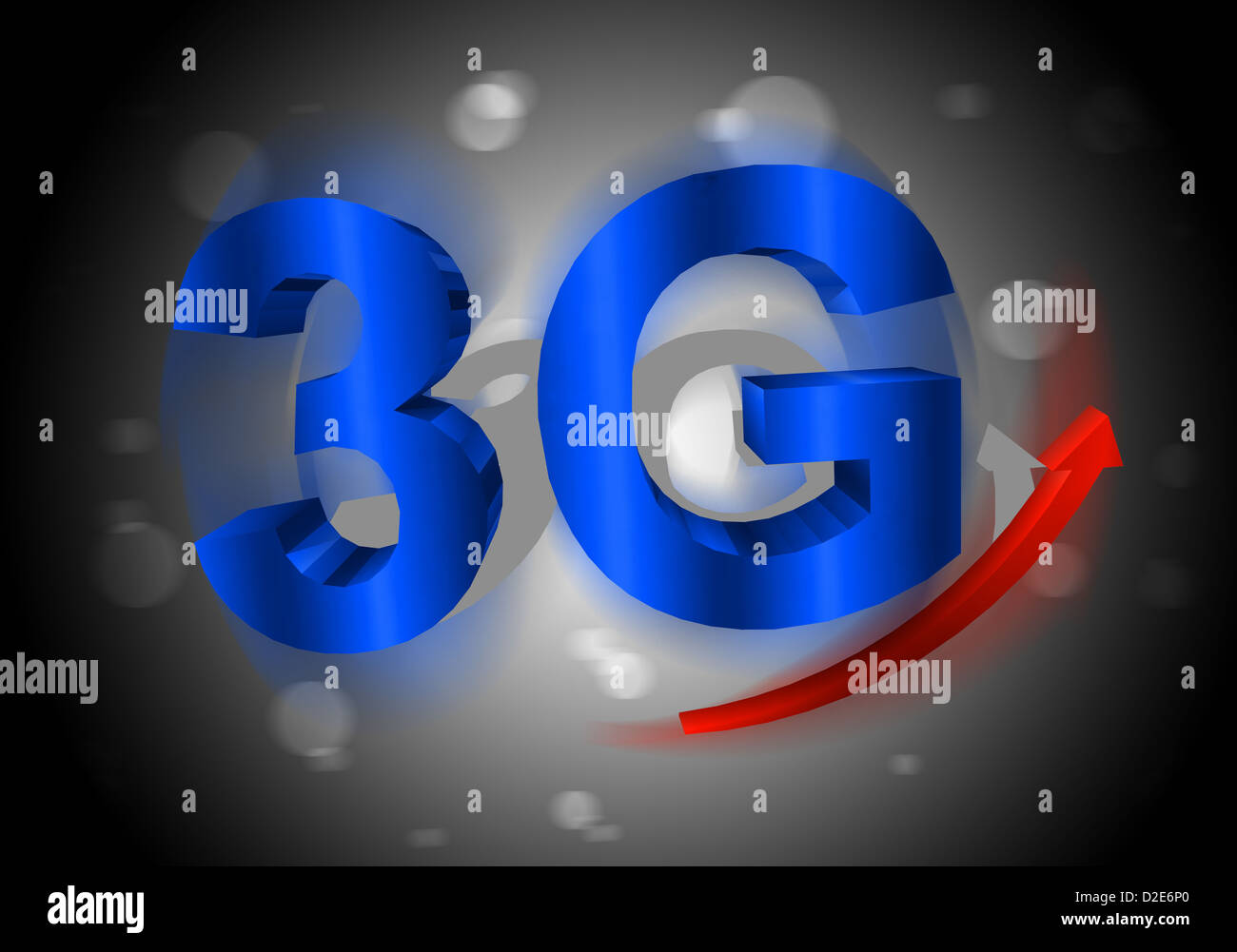 3G symbol with arrow Stock Photo - Alamy