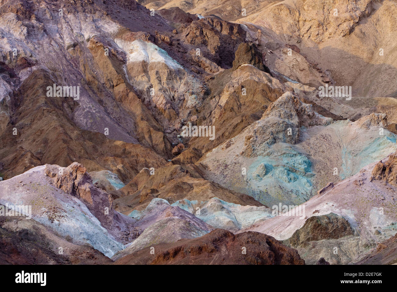 The vibrant colors of Artist Palette in the Amargosa Range of Death ...