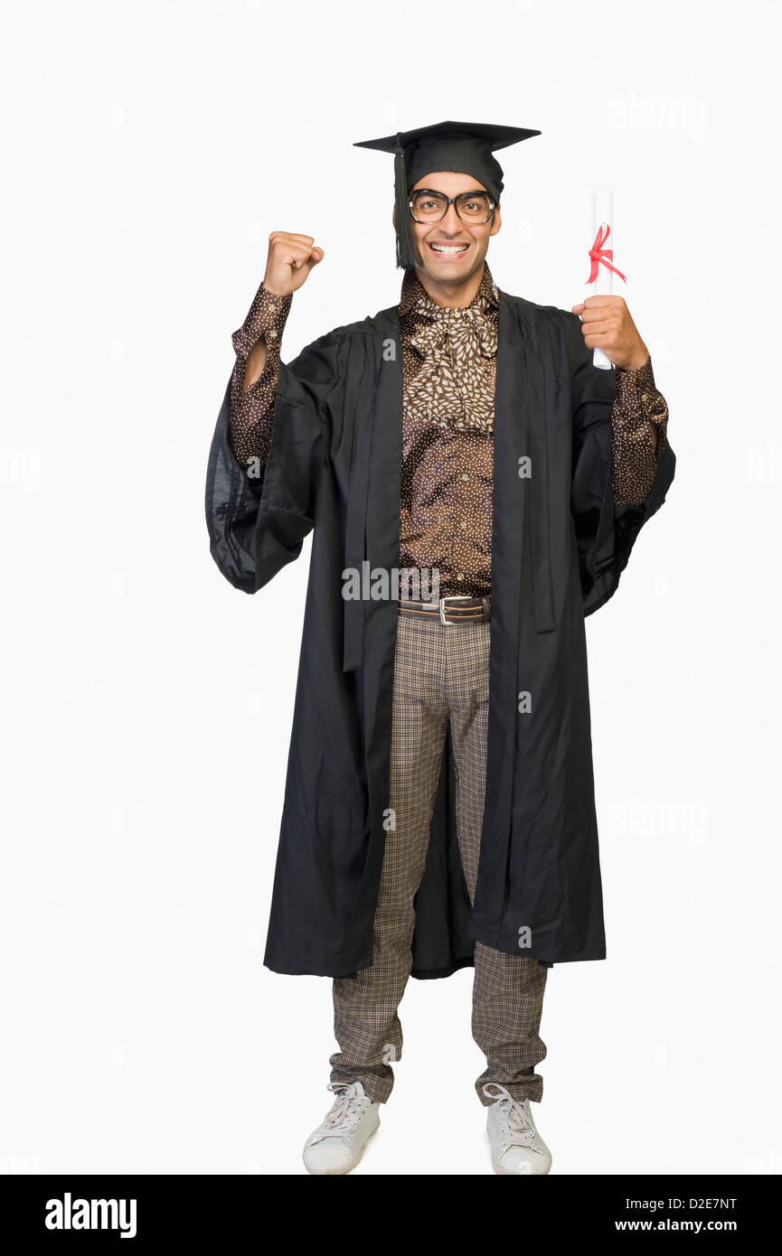 Businessman is holding a certificate hi-res stock photography and ...