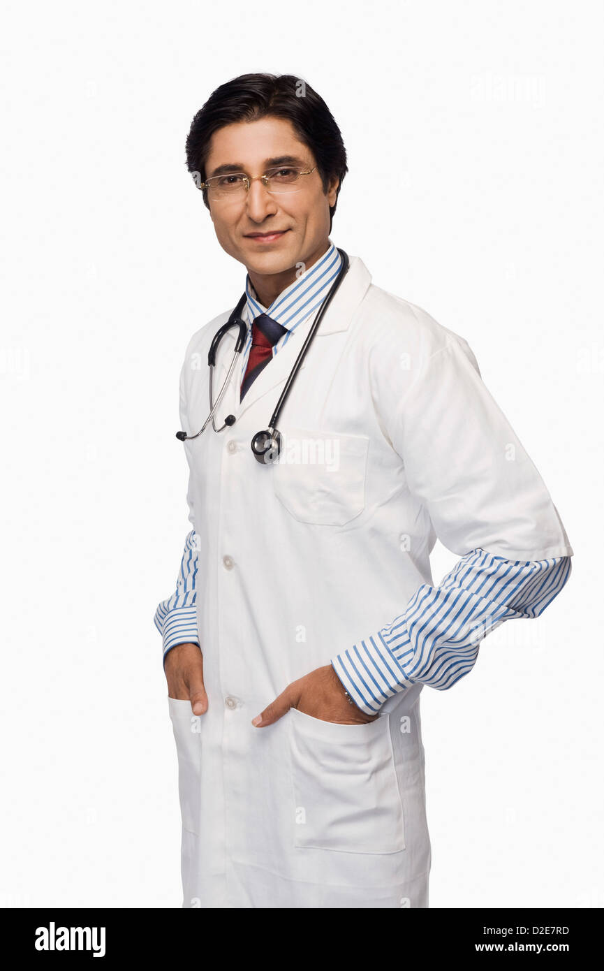 Vertical shot doctor pockets hi-res stock photography and images - Alamy