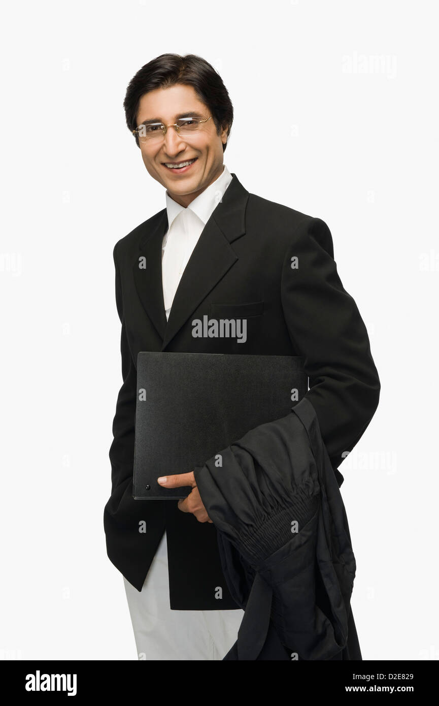 Smiling lawyer portrait in studio hi-res stock photography and images ...