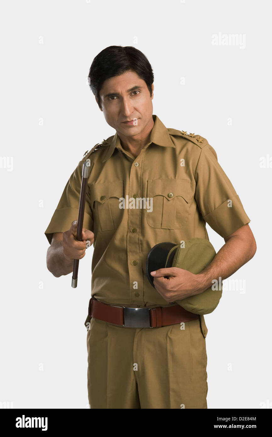 Indian police cap hi-res stock photography and images - Alamy