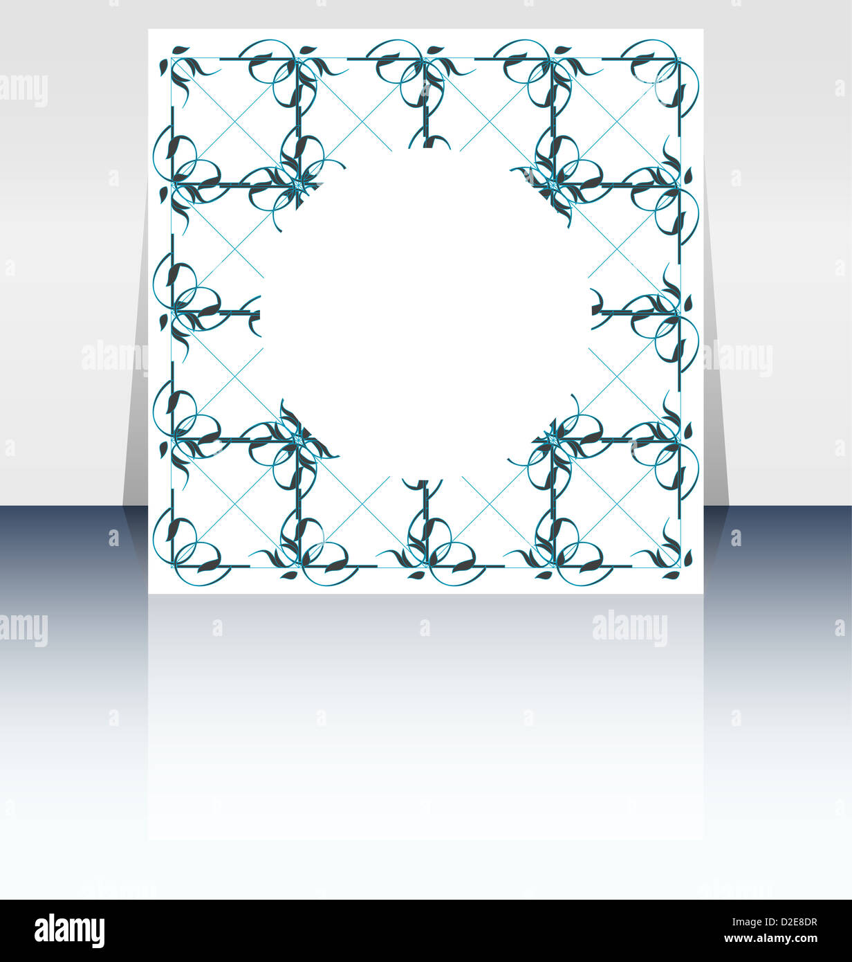 old designed business brochure, flyer template Stock Photo - Alamy