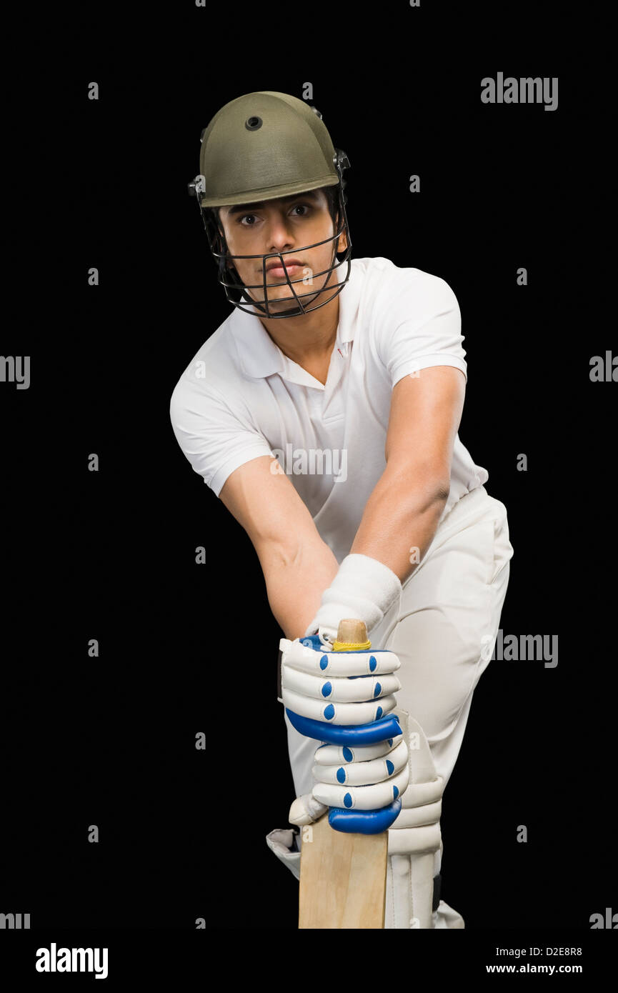 Batsman stance hi-res stock photography and images - Alamy