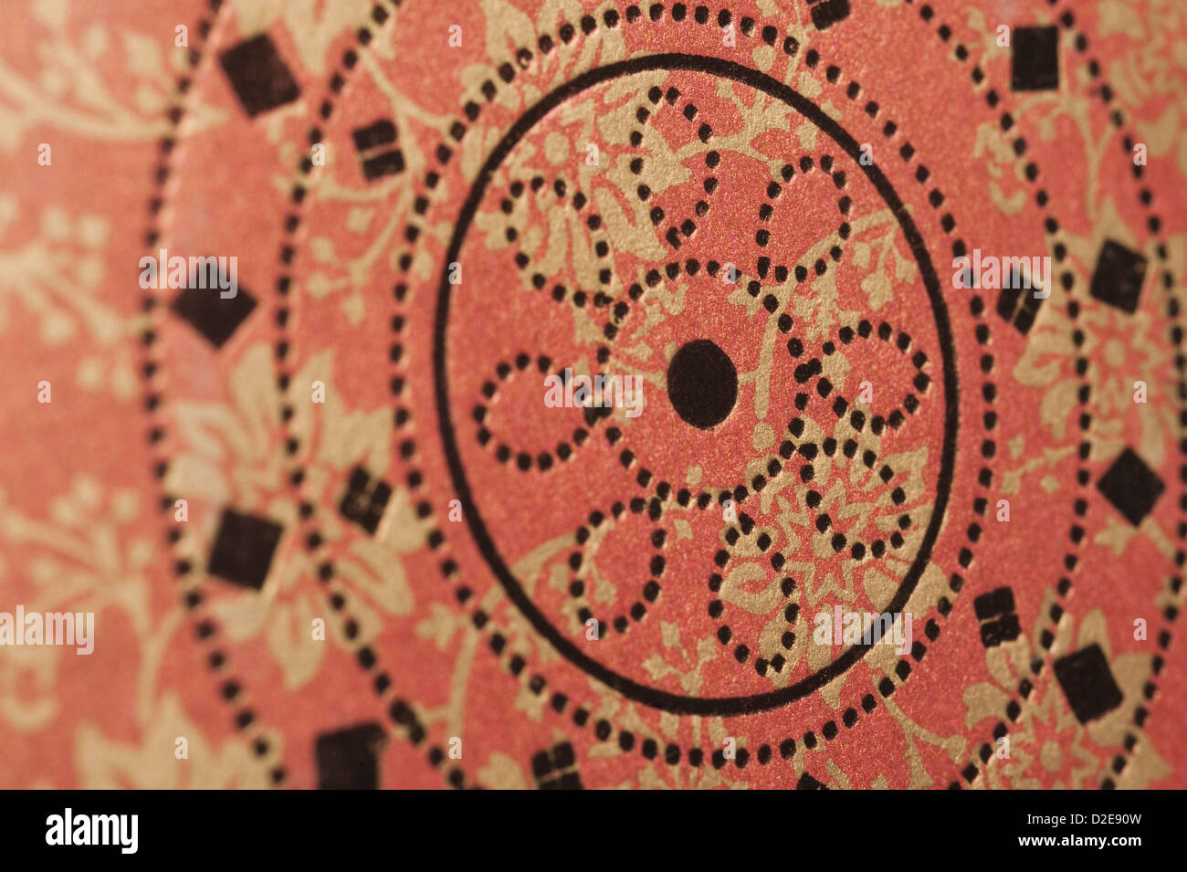 Close-up of floral pattern on a fabric Stock Photo - Alamy
