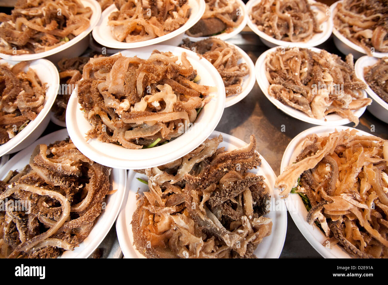 Chinese traditional snack cooked tripe of swine Stock Photo - Alamy