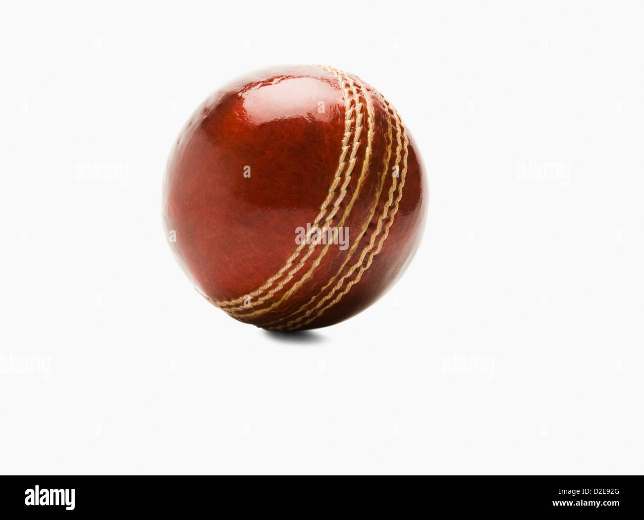 Single cricket ball Cut Out Stock Images & Pictures - Alamy