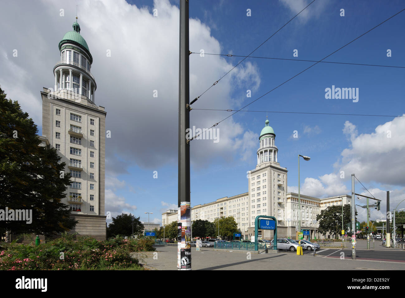 Berlin, Germany, Turmhochh √ § user Frankfurter Tor in the Karl-Marx ...