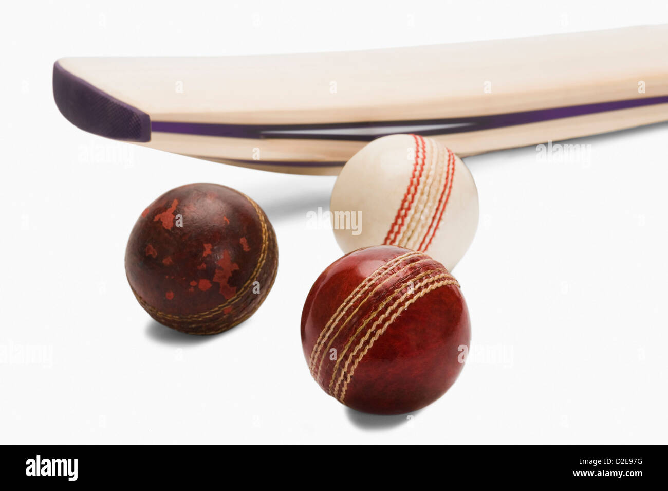 Cricket balls Cut Out Stock Images & Pictures - Alamy