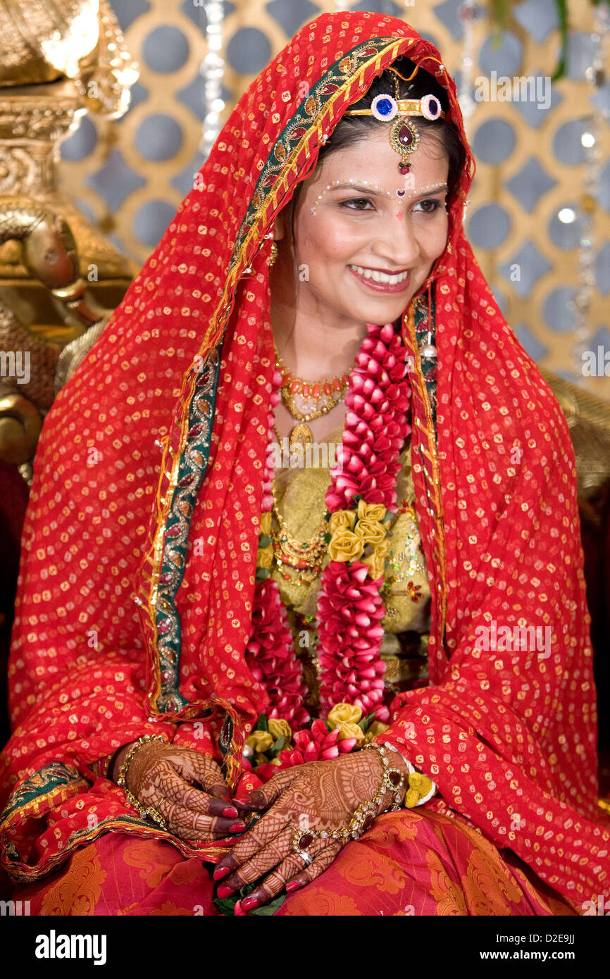 Scene during a traditional mixed Mangalorean and Punjabi Indian wedding ...