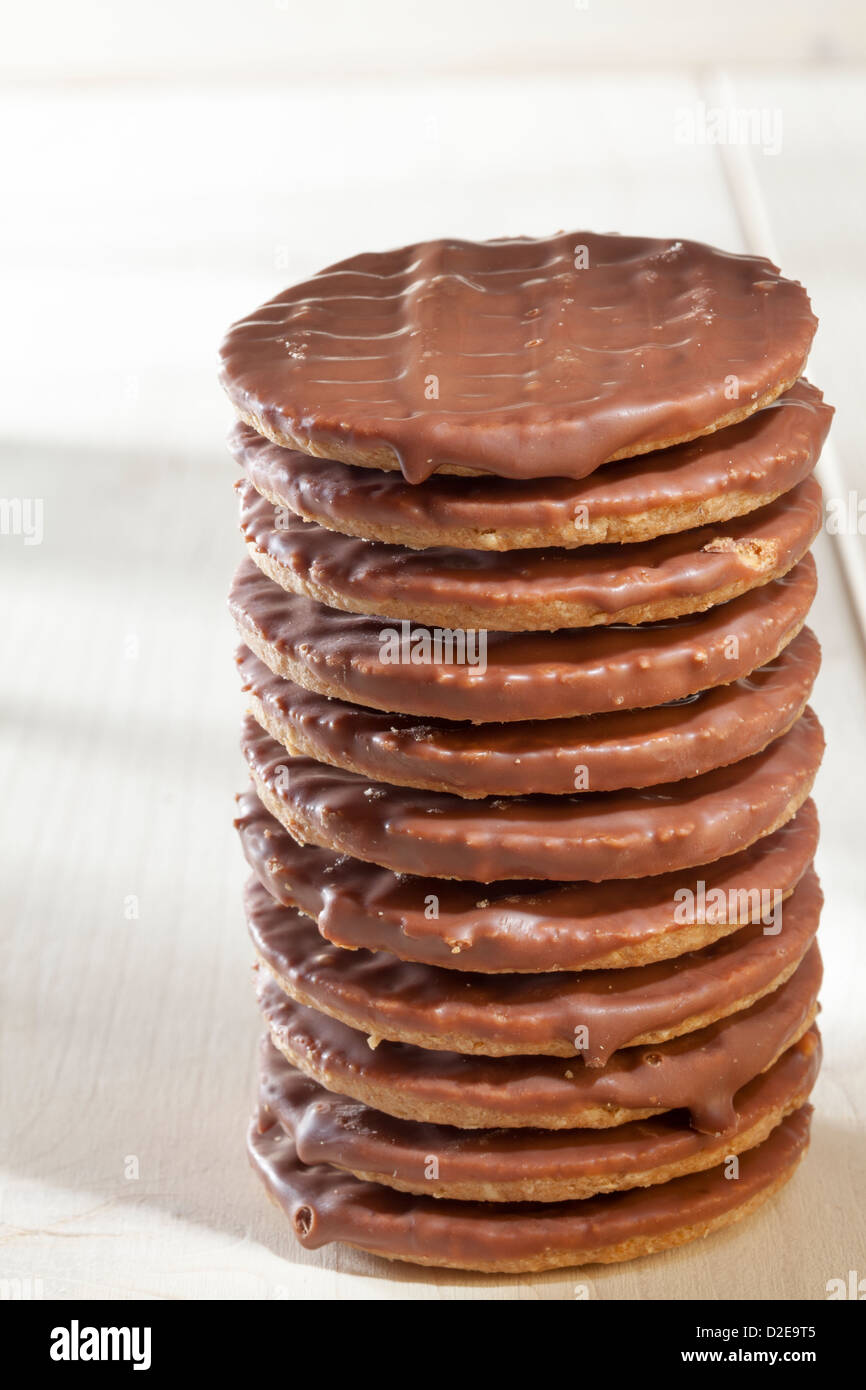 Chocolate biscuits hi-res stock photography and images - Alamy