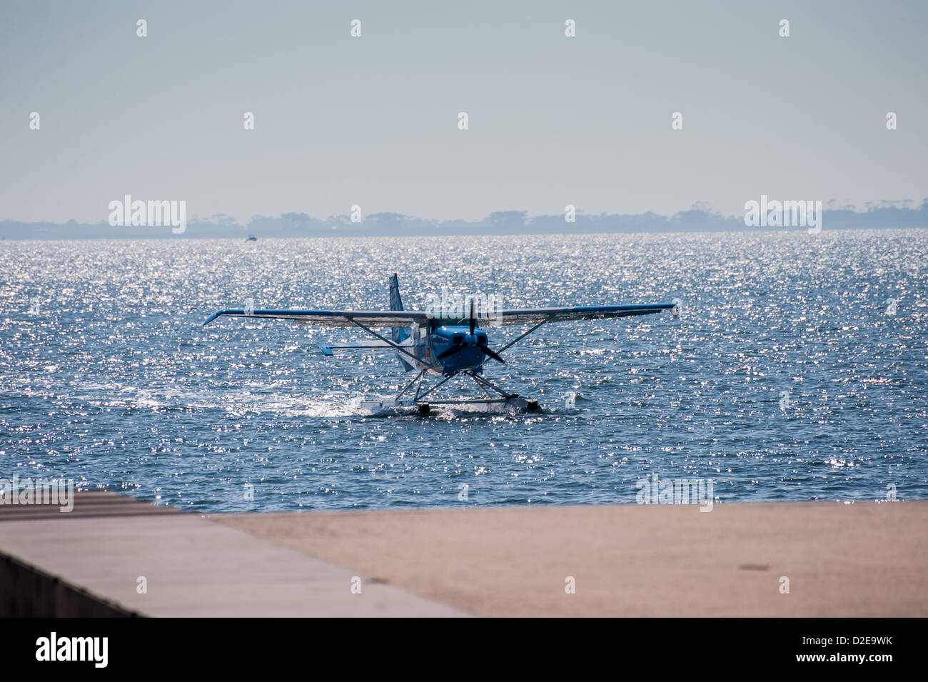 Seaplane at Cunningham Pier Geelong. On January 22 2013 this plane ...