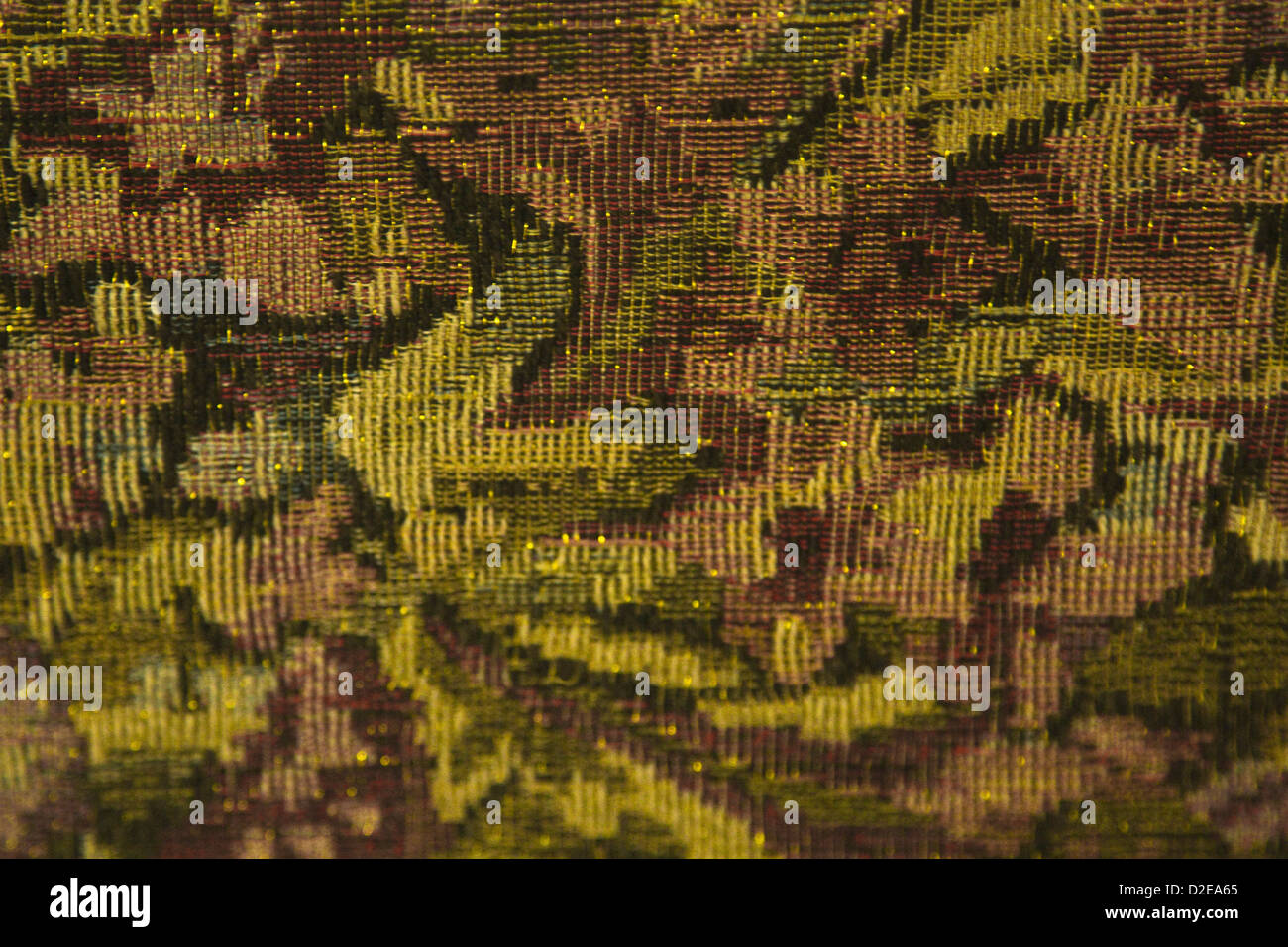 Details of textile painting, Gwalior, Madhya Pradesh, India Stock Photo ...