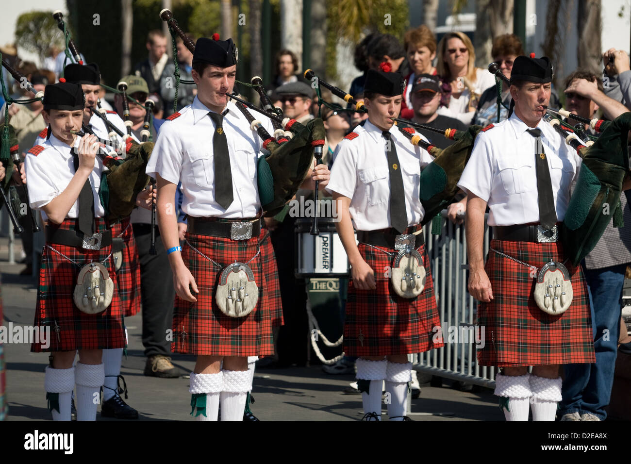 Bagpipers in the Grand Parade of Clans at the Scotsfest Scottish ...