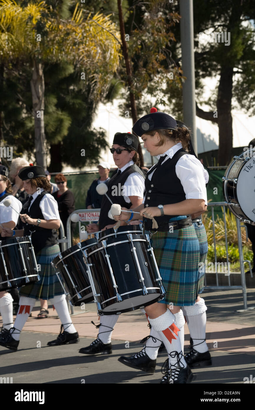 A drummer in the Grand Parade of Clans at the Scotsfest Scottish ...