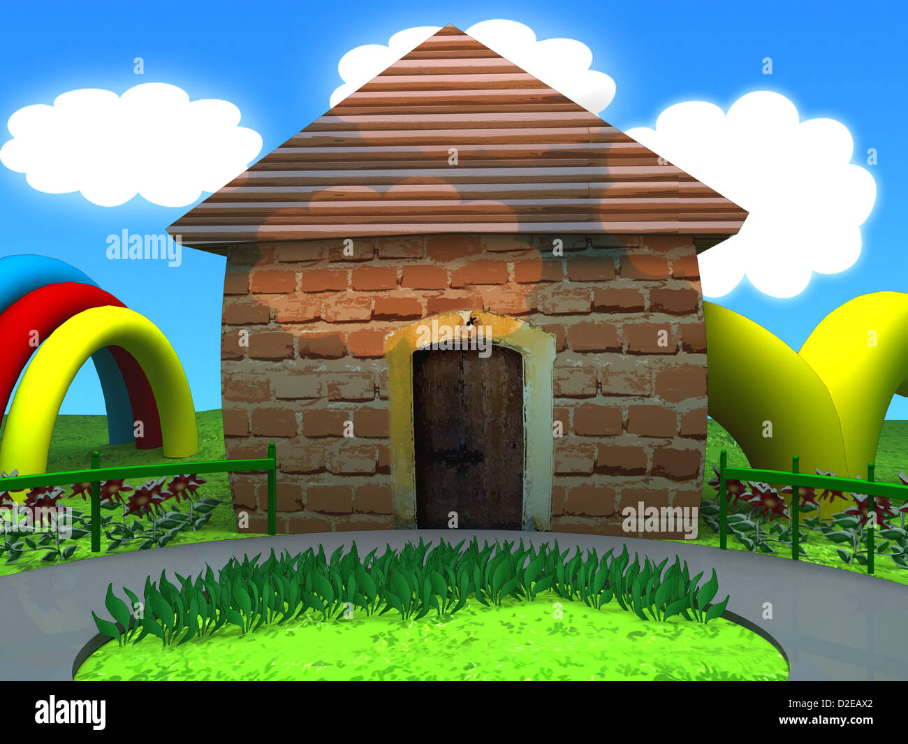 3d studio tv virtual set Stock Photo - Alamy