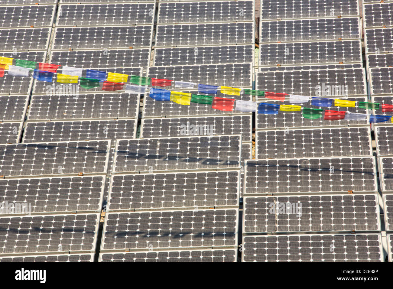 Solar panel in ghandruk nepal hi-res stock photography and images - Alamy