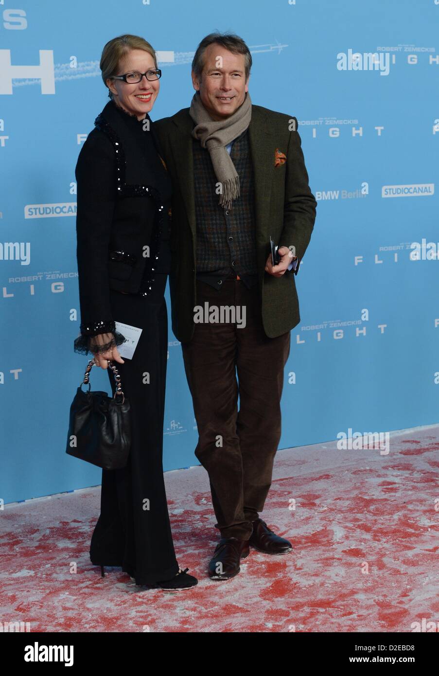Berlin Finance Minister Ulrich Nussbaum and his wife Birgit pose at the ...