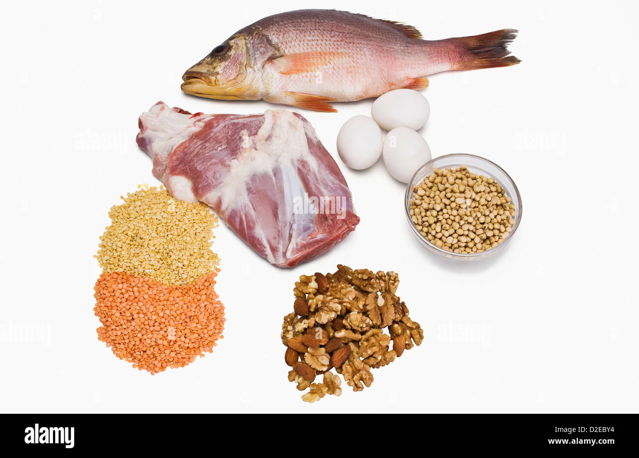 Cooking ingredients healthy food Cut Out Stock Images & Pictures - Alamy