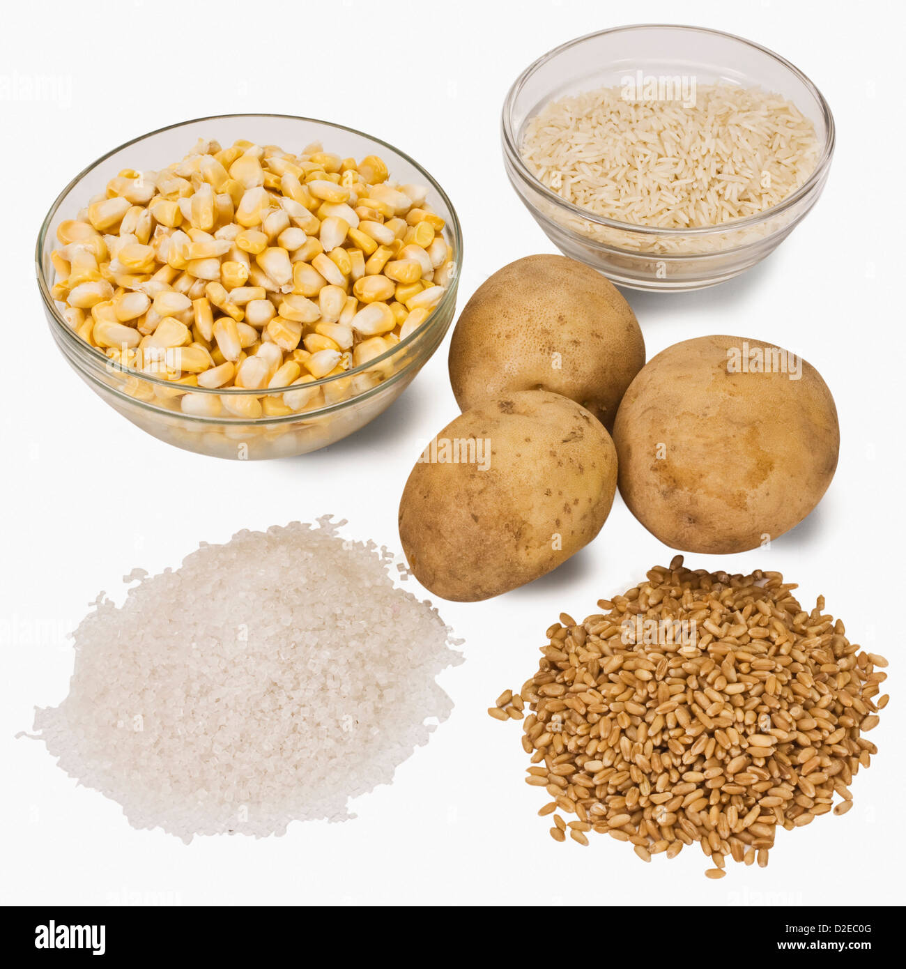 Potato rice wheat corn hi-res stock photography and images - Alamy