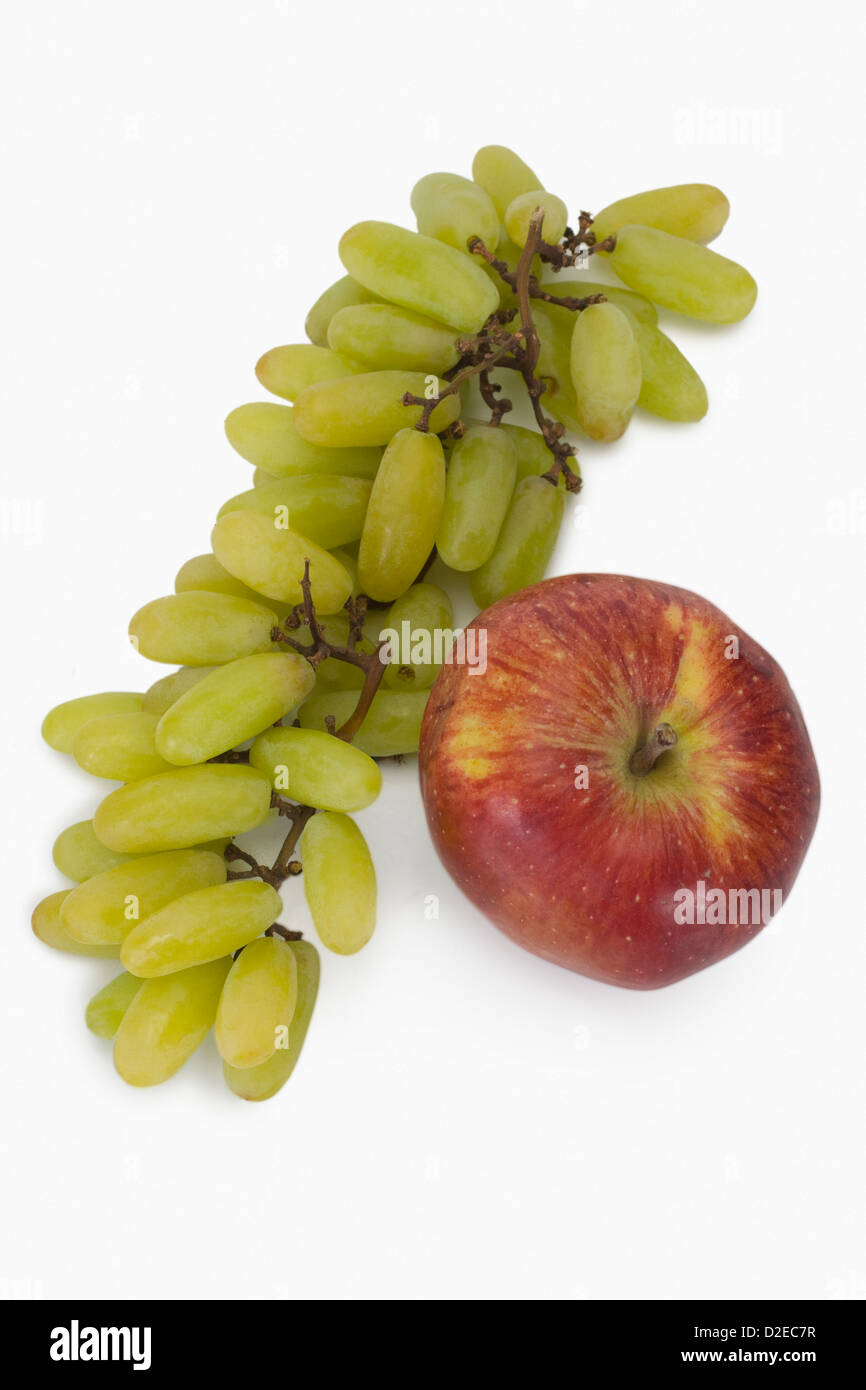 Cut up apple grapes hi-res stock photography and images - Alamy