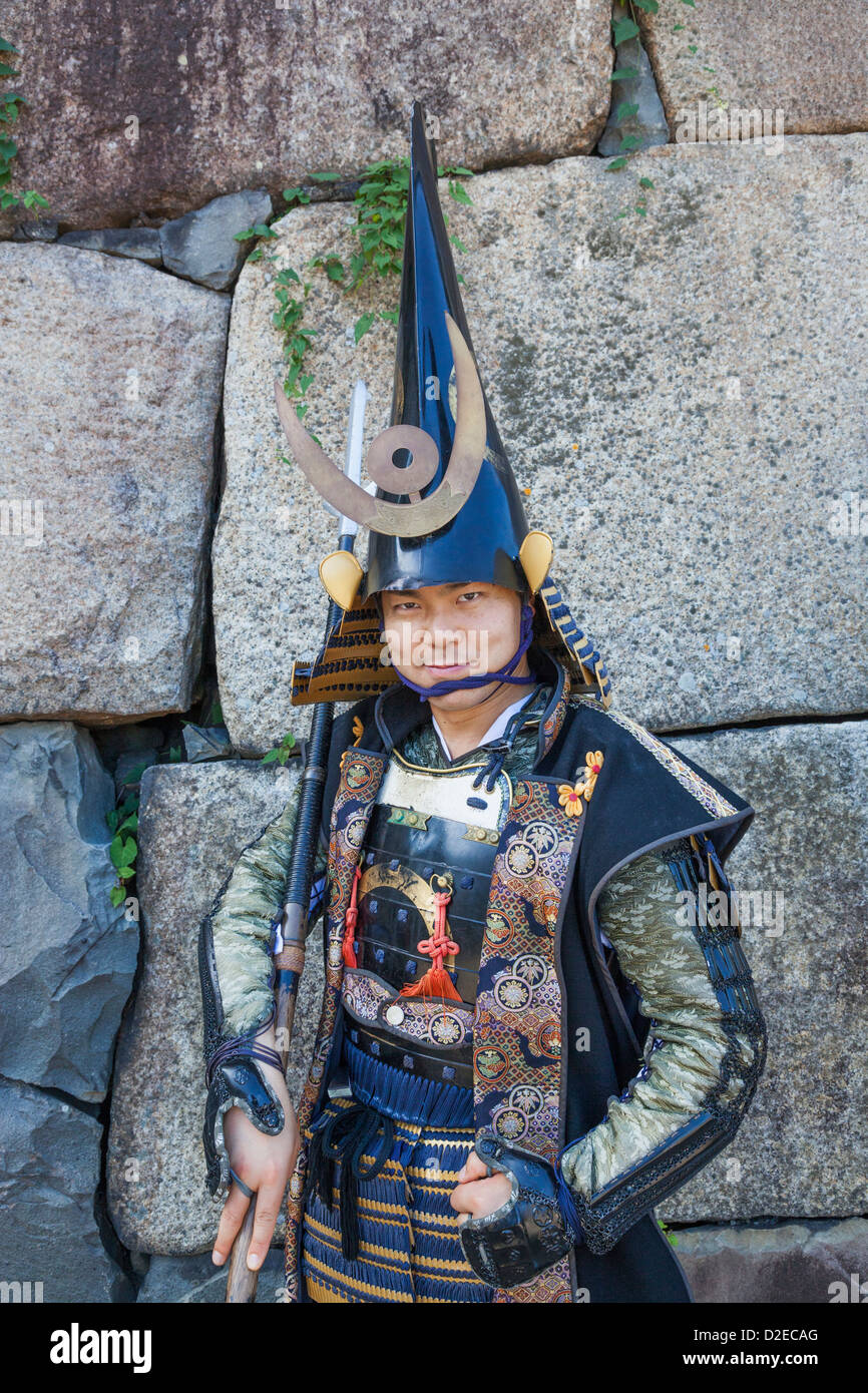 Japan, Honshu, Aichi, Nagoya, Nagoya Castle, Castle Guard in ...