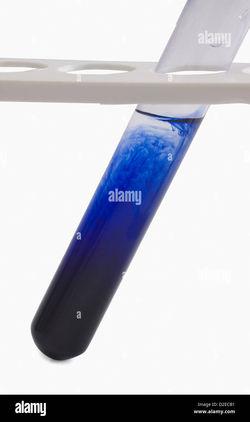 Test tube white solution hi-res stock photography and images - Alamy