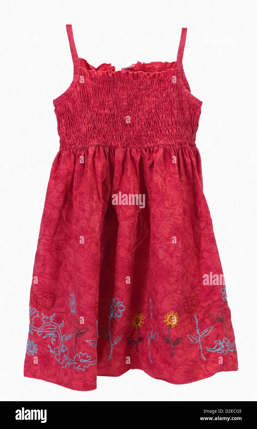 Close-up of a frock against white background Stock Photo - Alamy