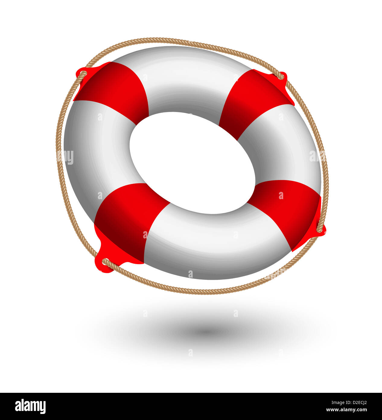 Vector illustration of Life Buoy Stock Photo - Alamy