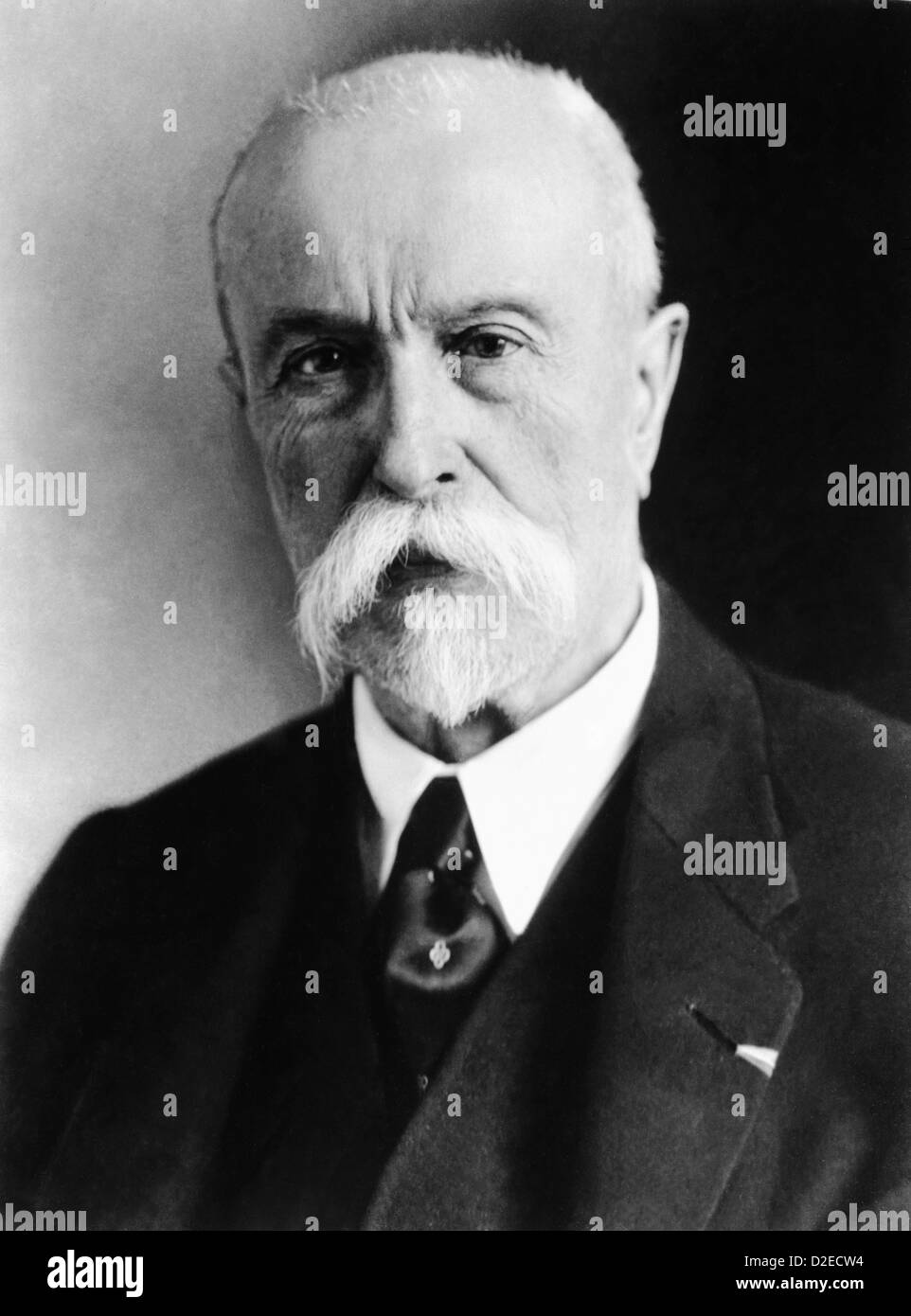 Tomas garrigue masaryk president czechoslovakia Black and White Stock ...