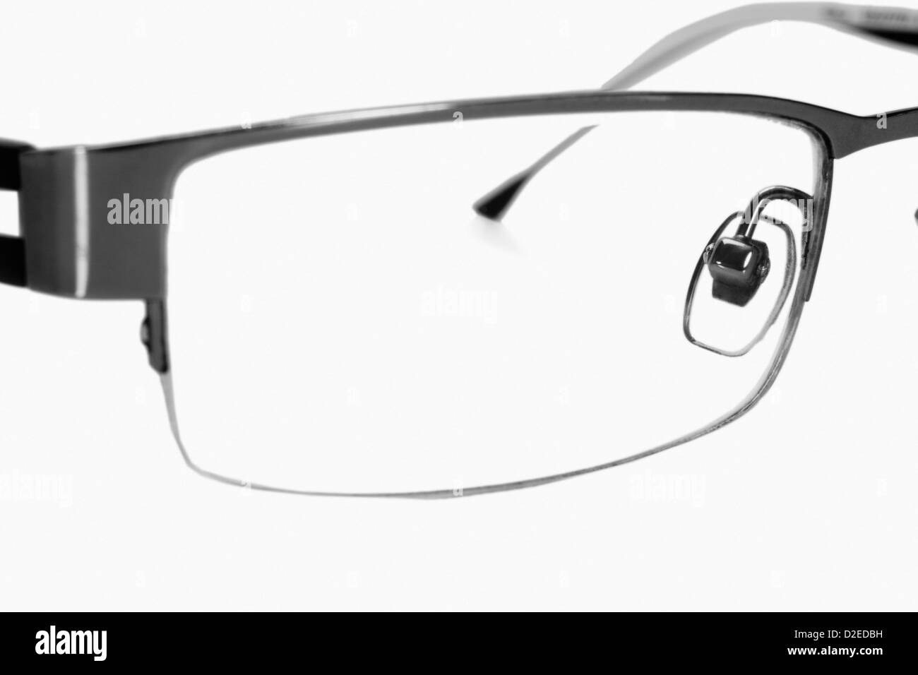 Close up eyeglasses isolated Cut Out Stock Images & Pictures - Alamy