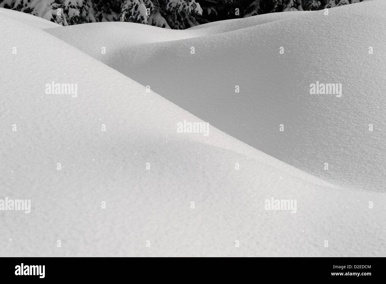 background by beautiful snow forms Stock Photo - Alamy