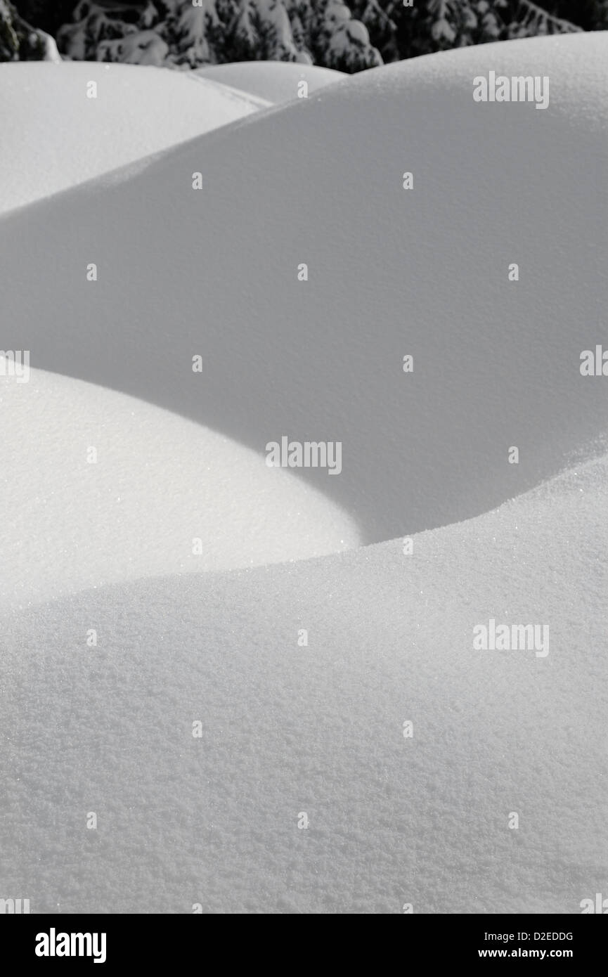 background by beautiful snow forms Stock Photo - Alamy