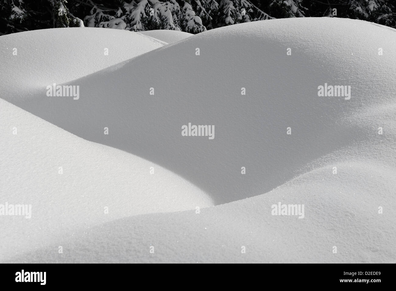 background by beautiful snow forms Stock Photo - Alamy