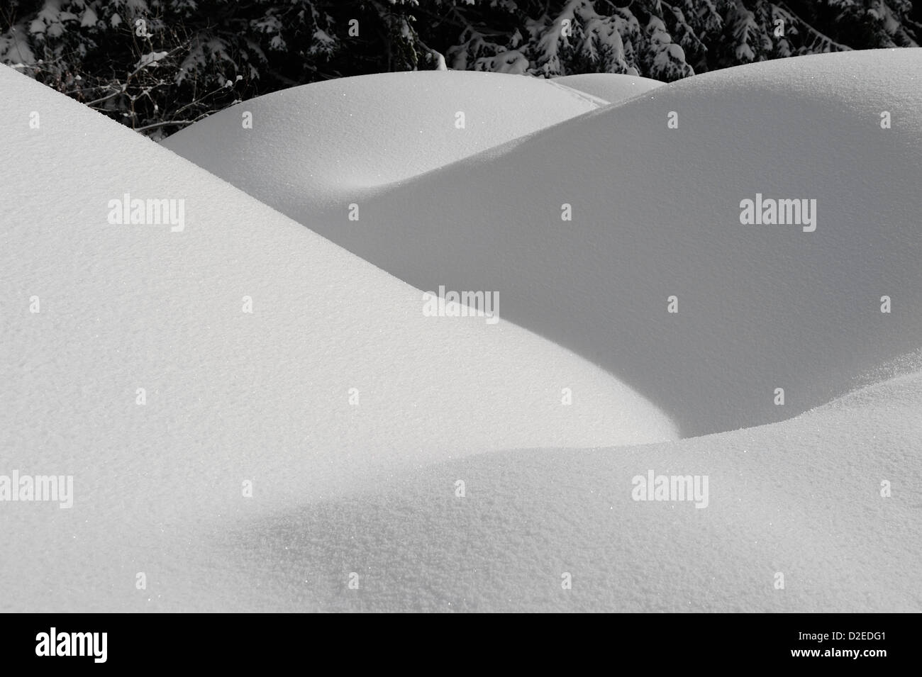 background by beautiful snow forms Stock Photo - Alamy