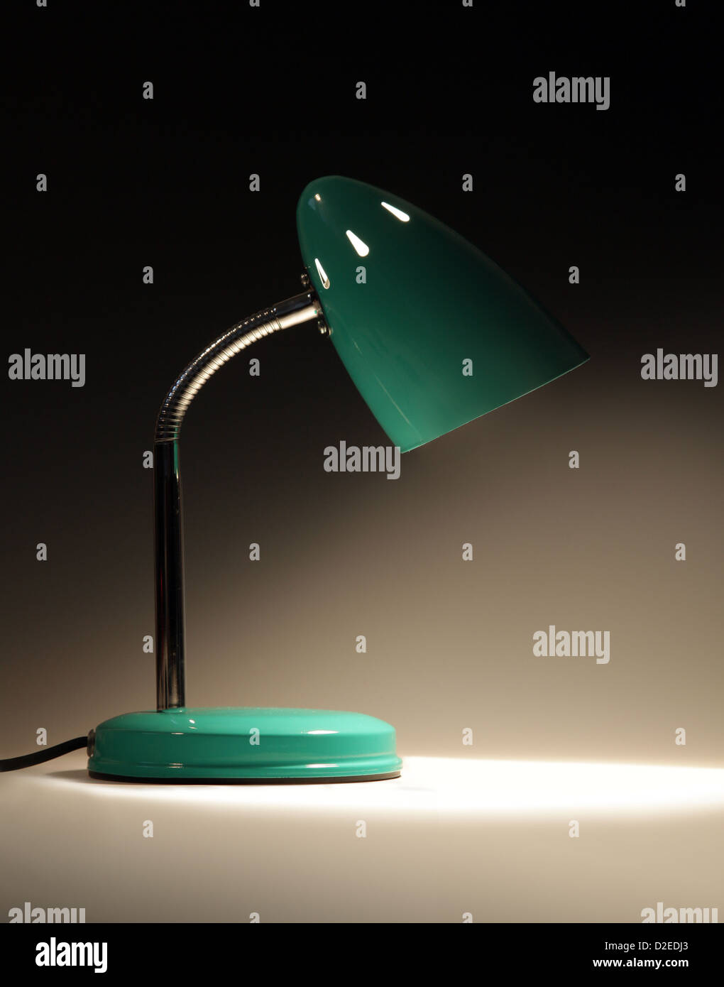 Old fashioned desk lamp Stock Photo - Alamy