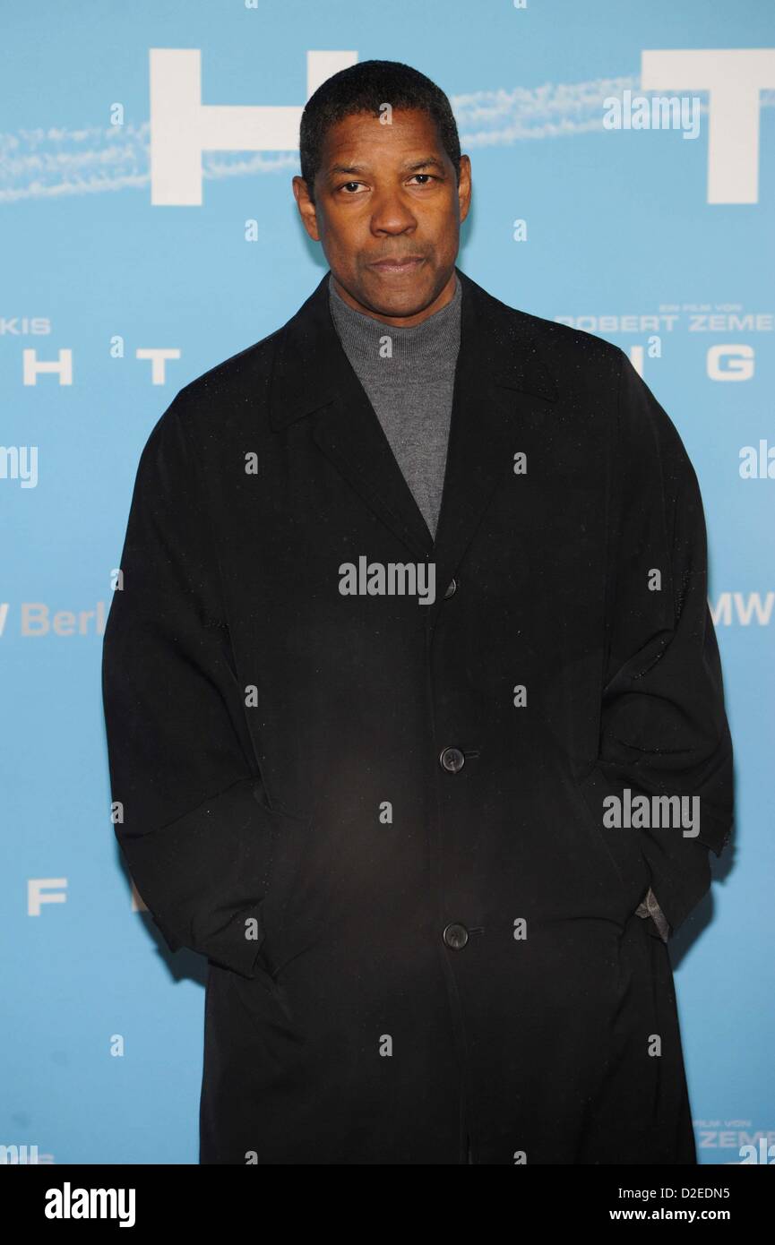 Denzel Washington attends to the Premiere of the film 'Flight' at the ...