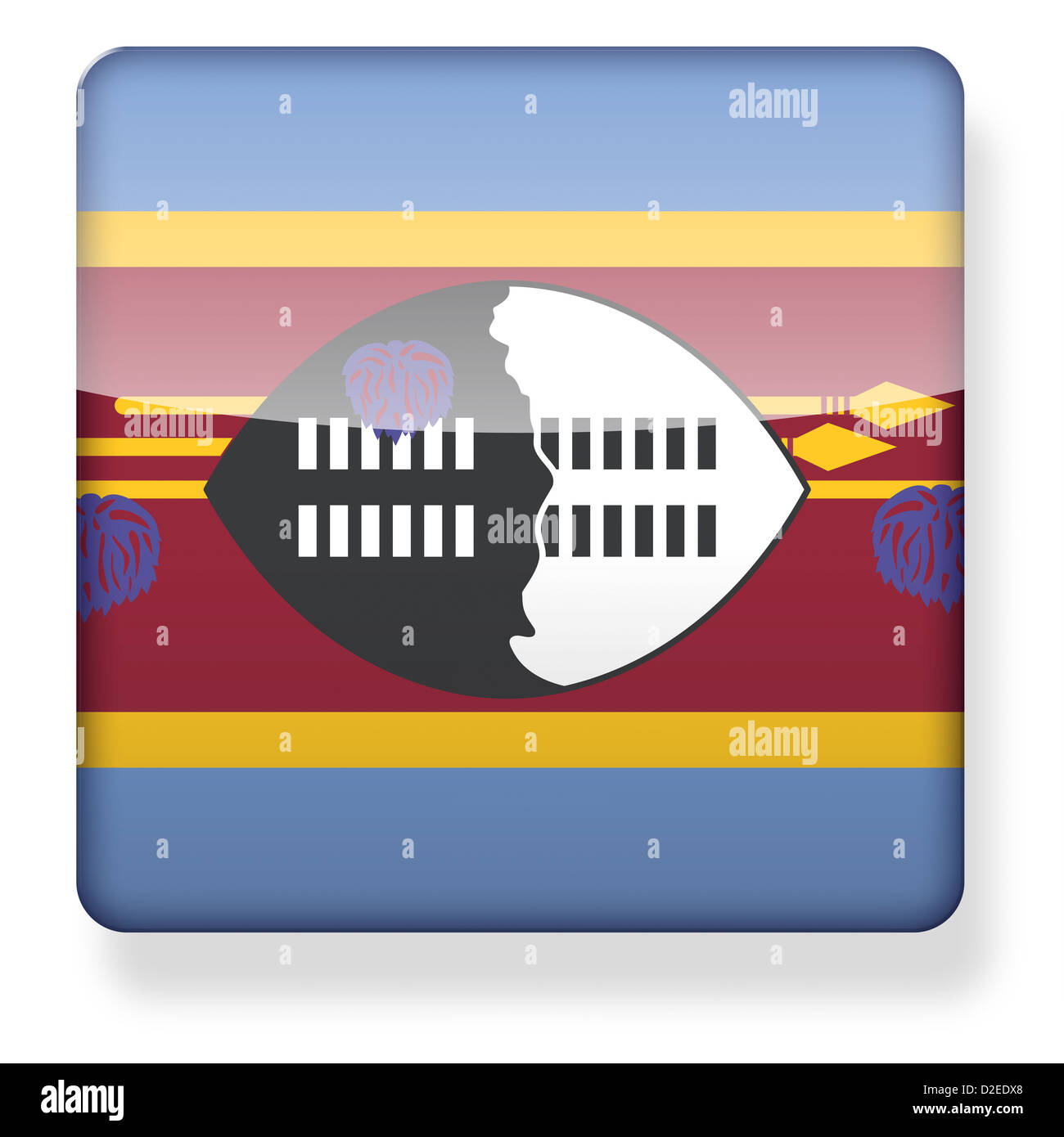 Swaziland flag hi-res stock photography and images - Alamy