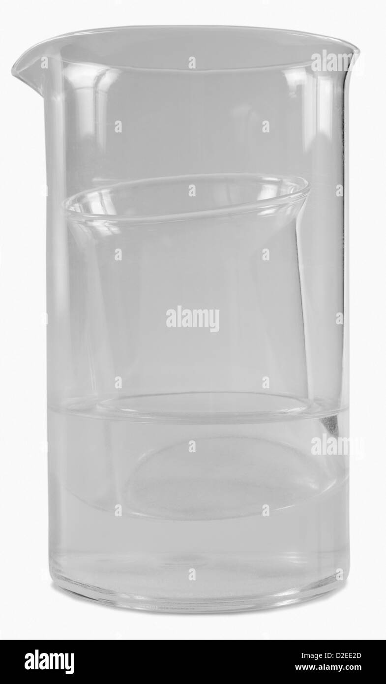 Close-up of a beaker inside a jug Stock Photo - Alamy