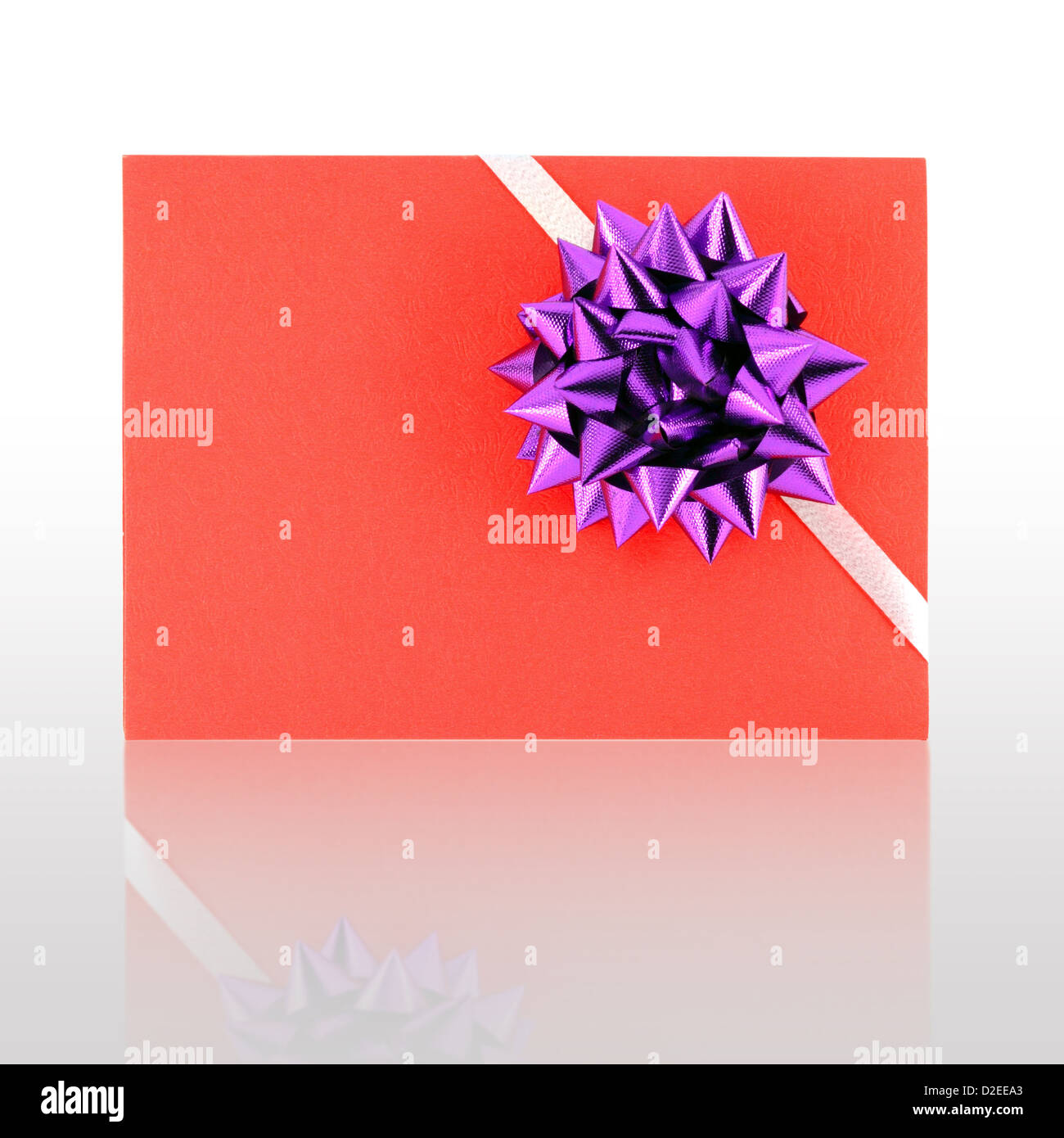 Ribbon bow card note hi-res stock photography and images - Alamy