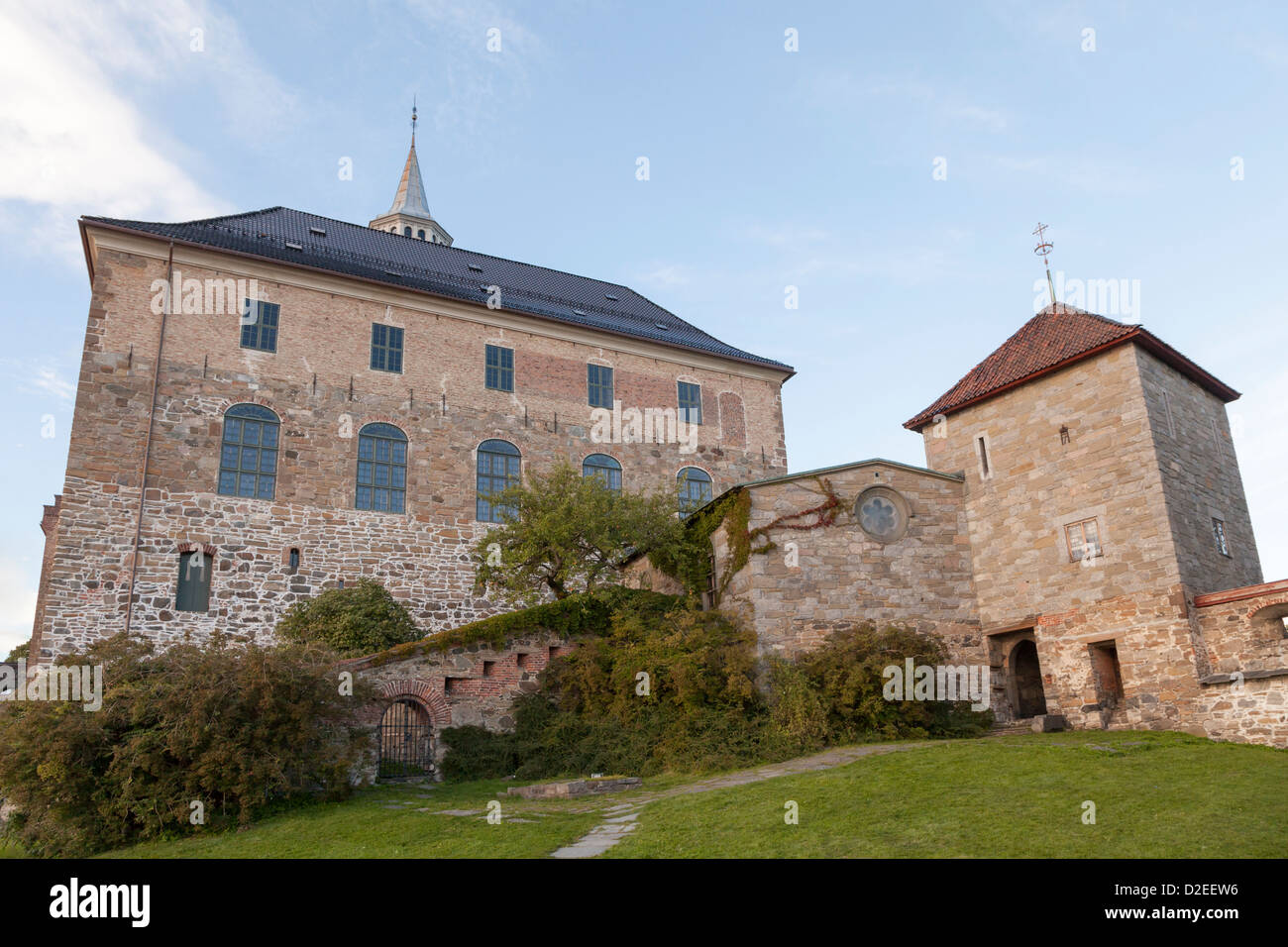 Facade of the Oslo castle in Norway Stock Photo - Alamy