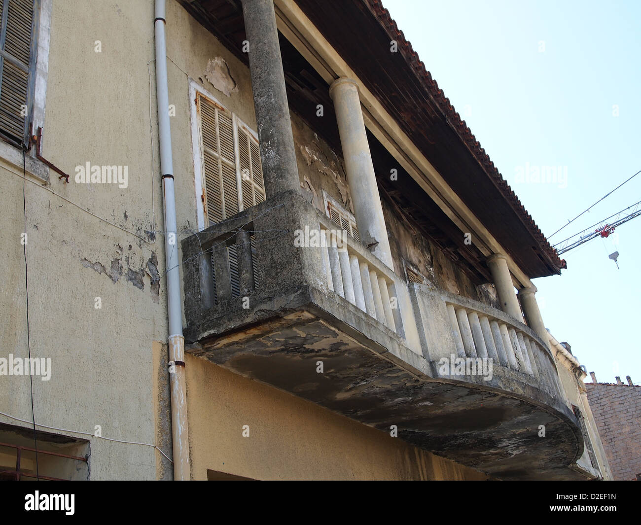An unmaintained house on Corsica Stock Photo - Alamy