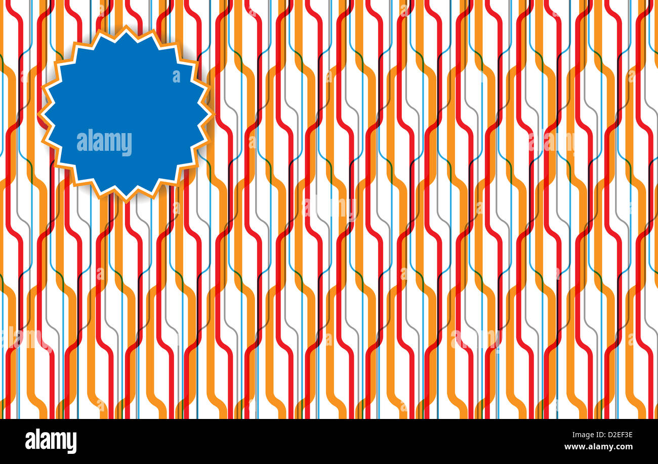 blue star retro vintage label on coloful background Stock Photo - Alamy