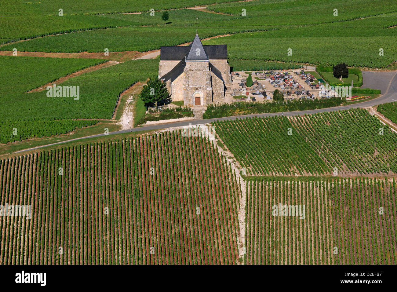 France, Marne (51), Chavot-Courcourt, The Church of Saint Martin Chavot ...