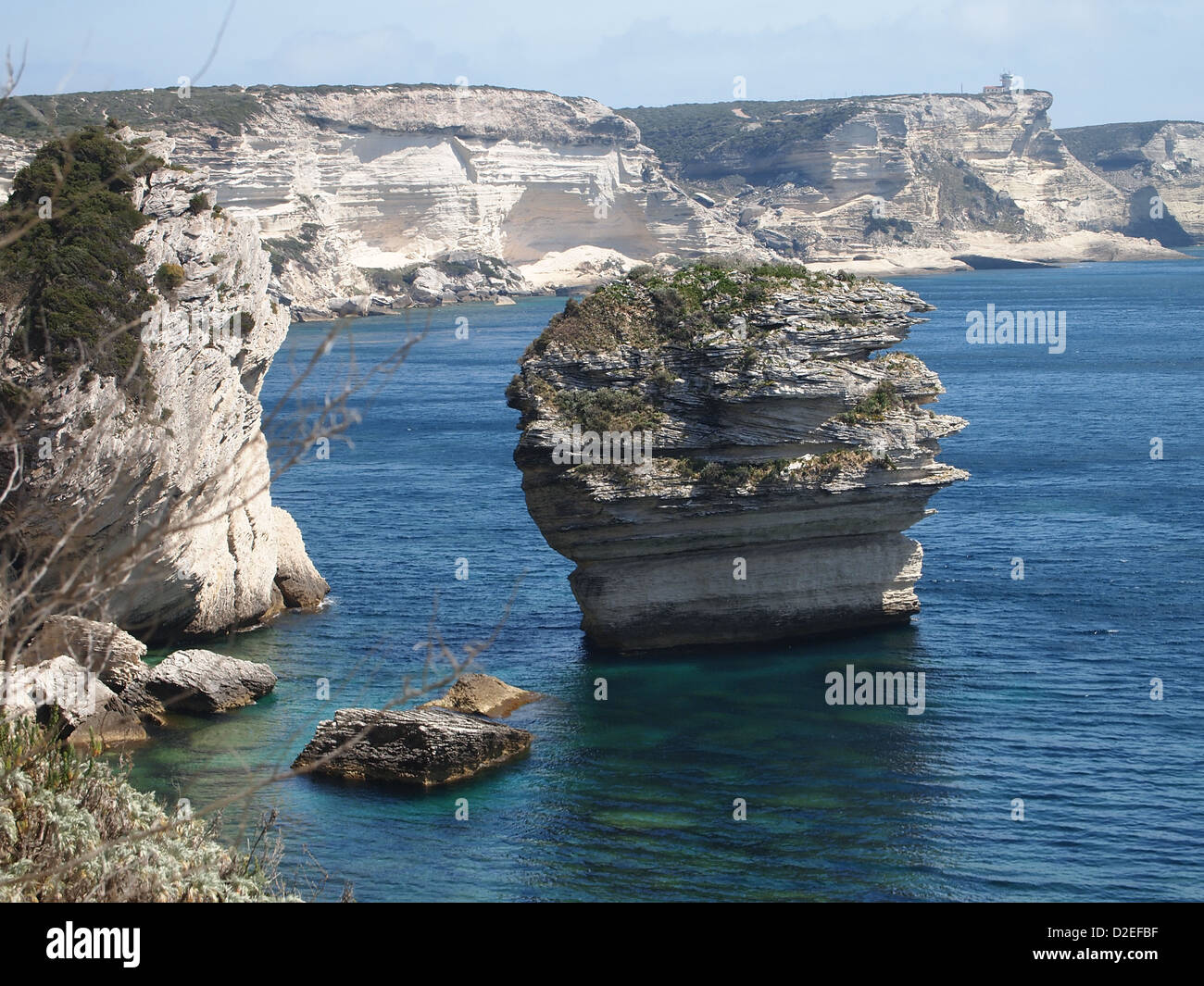 Rocks in a bay Stock Photo - Alamy