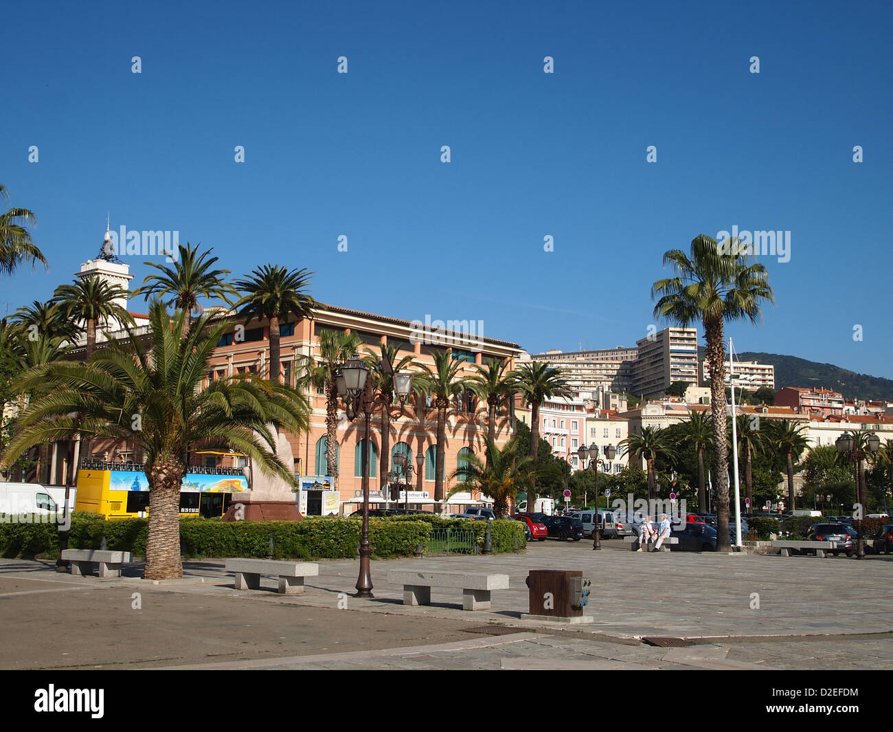 Nice capital Ajaccio of Corsica island Stock Photo - Alamy
