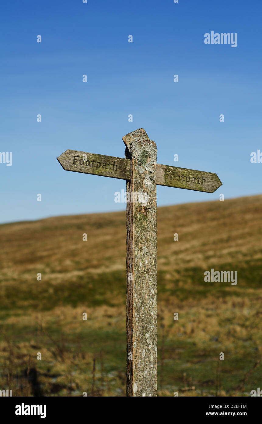 Wooden Footpath Signpost Stock Photo Alamy wooden-footpath-signpost-stock-photo-alamy